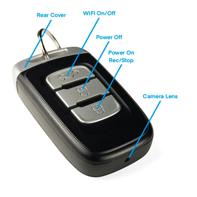 4K Ultra WIFI Keychain Spy Camera with Audio | LawMate | SpyCentre.com